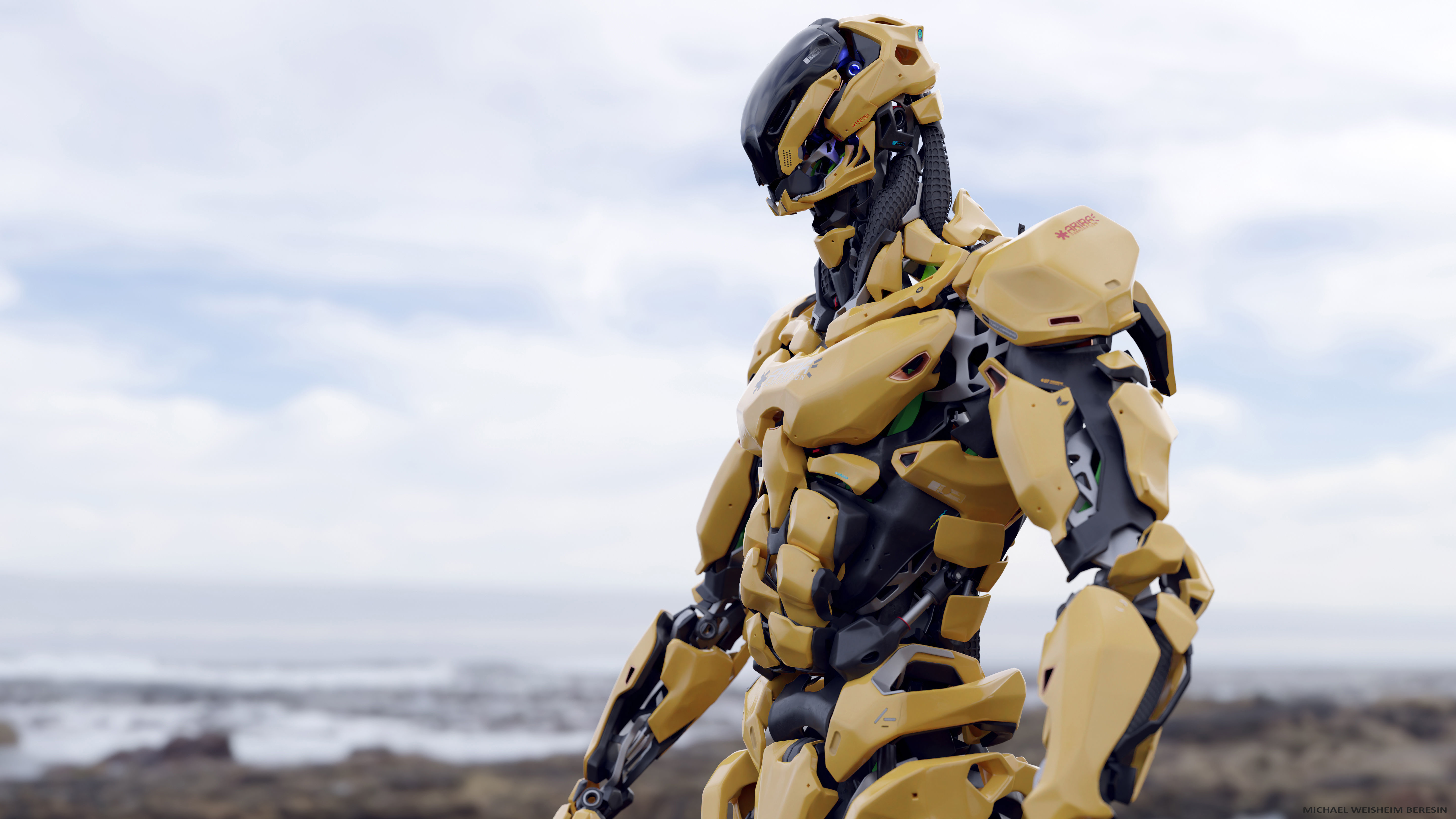 3D model Robot Character VR / AR / low-poly rigged | CGTrader