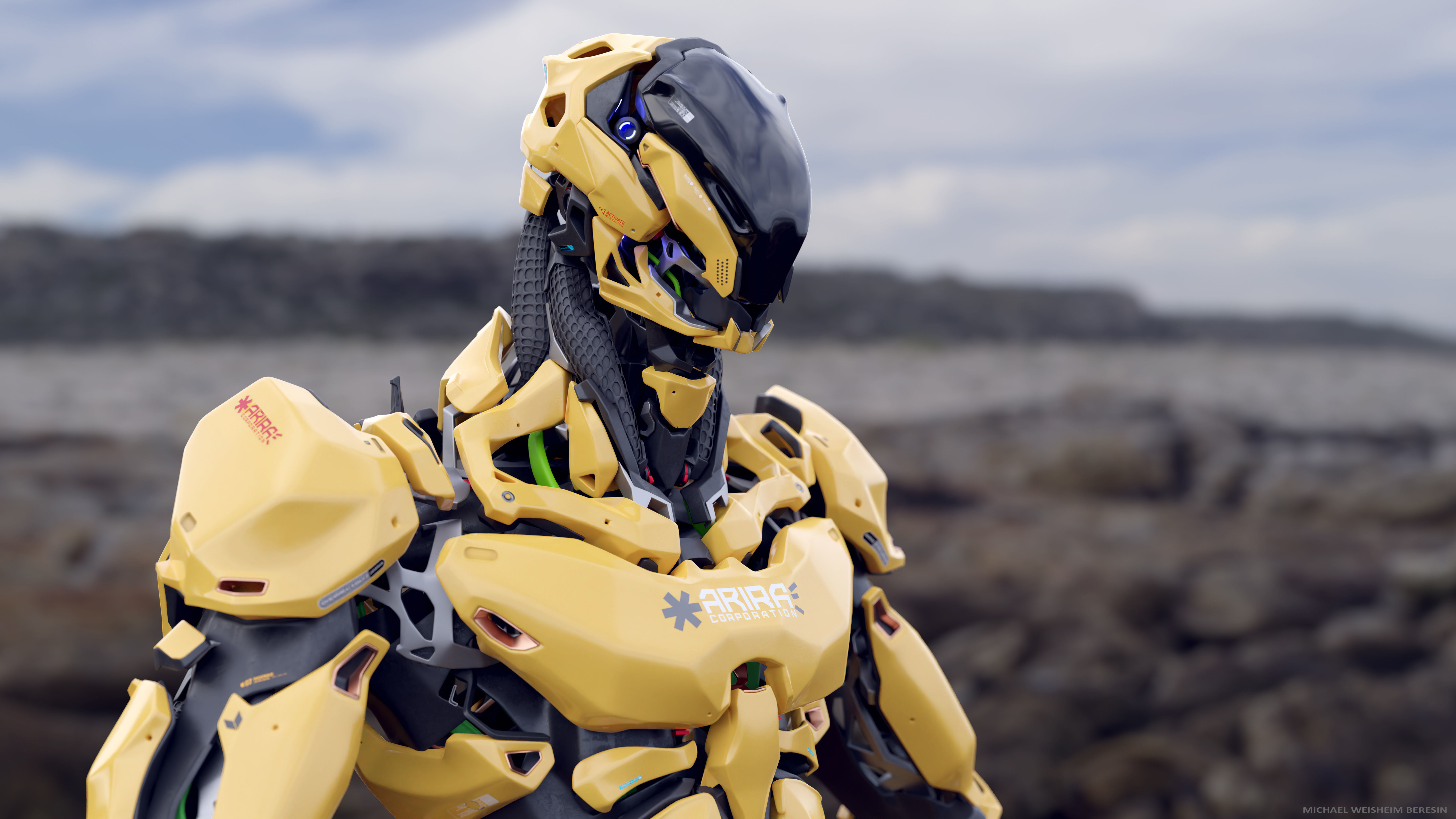 3D model Robot Character VR / AR / low-poly rigged | CGTrader