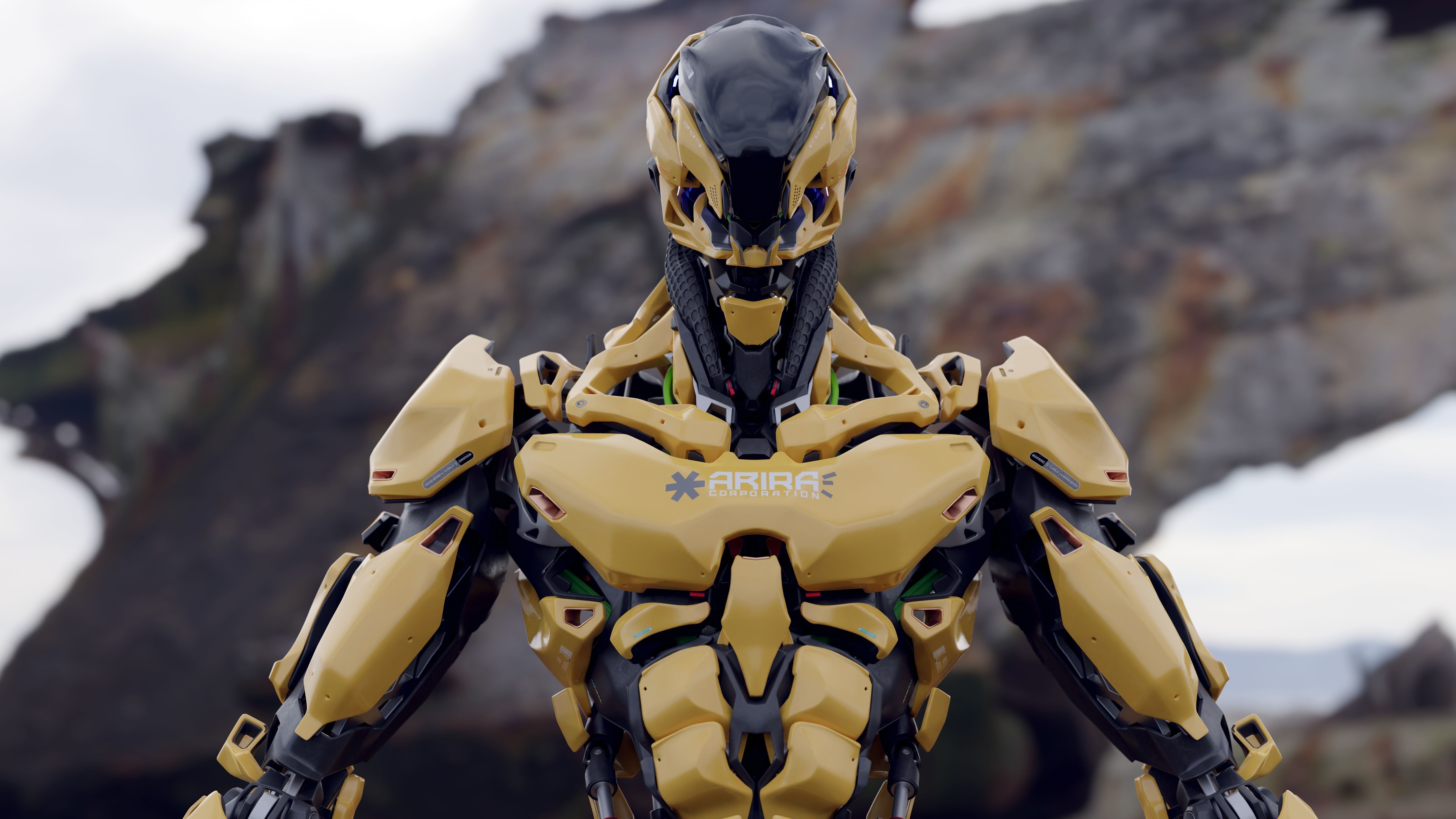 3D model Robot Character VR / AR / low-poly rigged | CGTrader