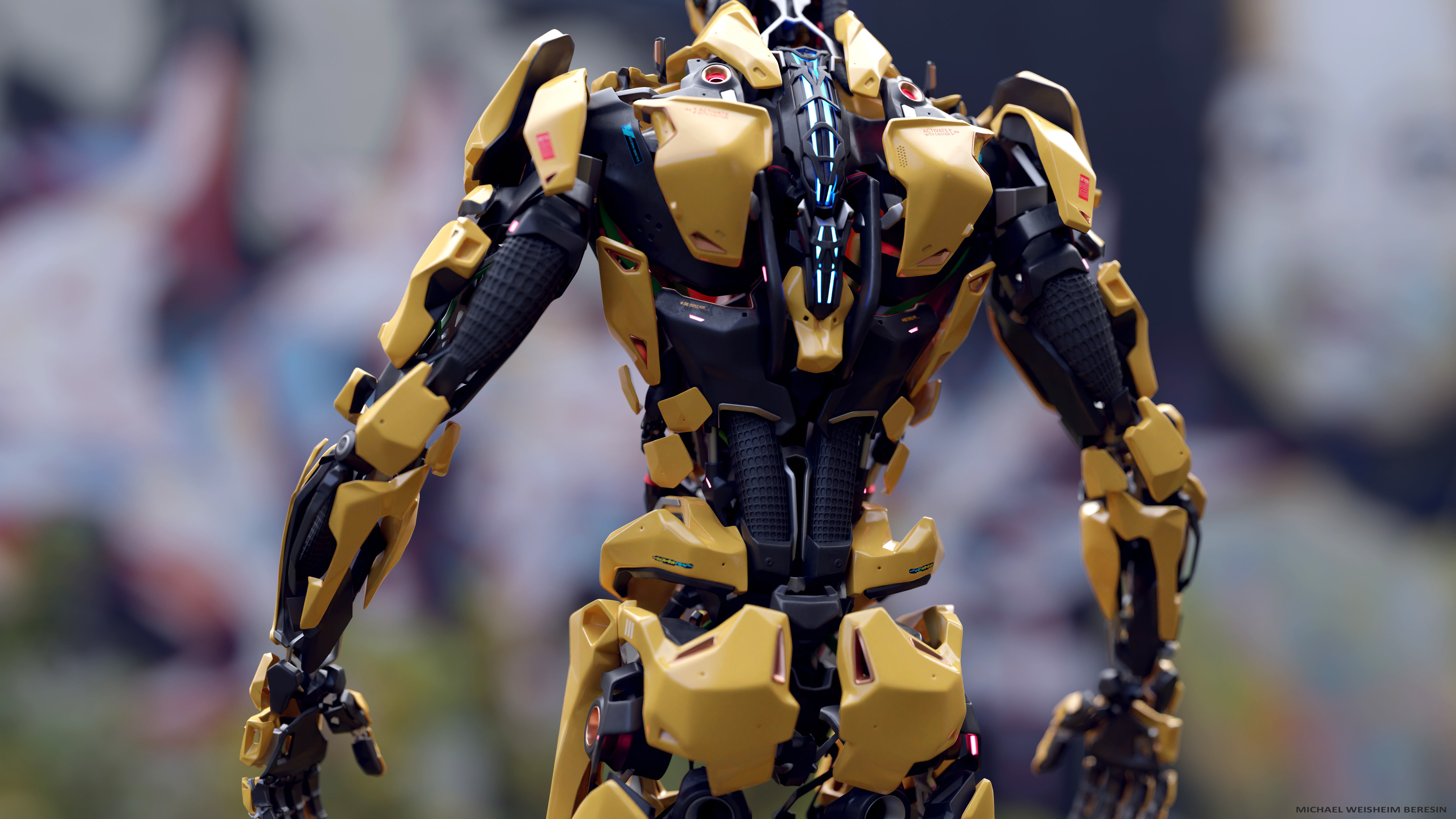 3D model Robot Character VR / AR / low-poly rigged | CGTrader