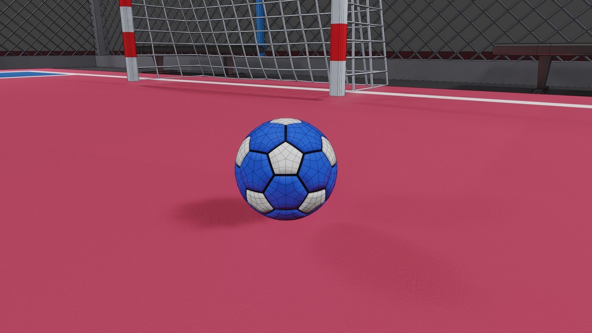 3D model Handball Court VR / AR / low-poly | CGTrader