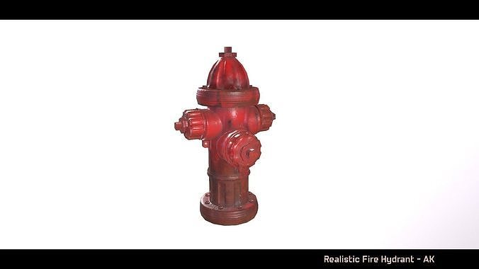 3D model Realistic fire hydrant VR / AR / low-poly | CGTrader