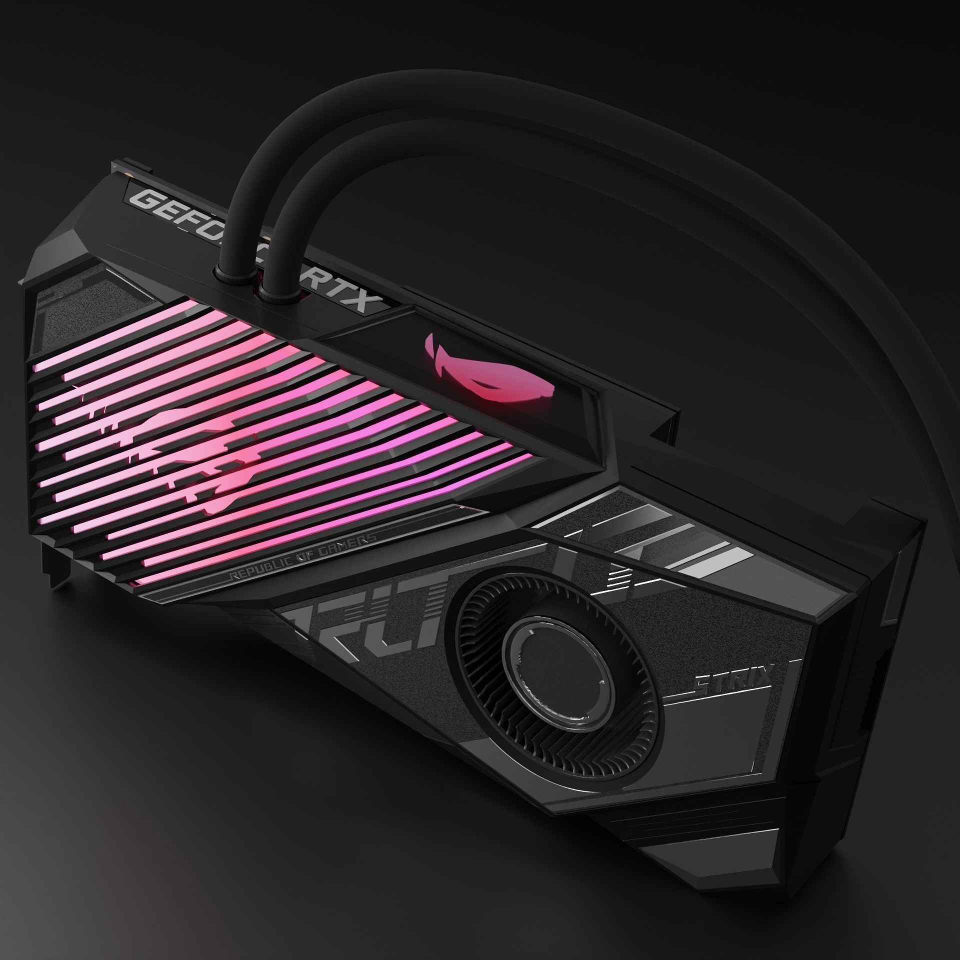 RTX 3080ti Gaming gpu ASUS 3D model | CGTrader