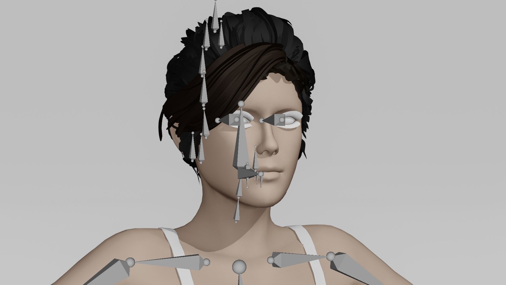 Realistic Female Character - Tania 3D model rigged | CGTrader