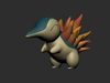 Pokemon - Cyndaquil Quilava and Typhlosion 3D model 3D printable | CGTrader