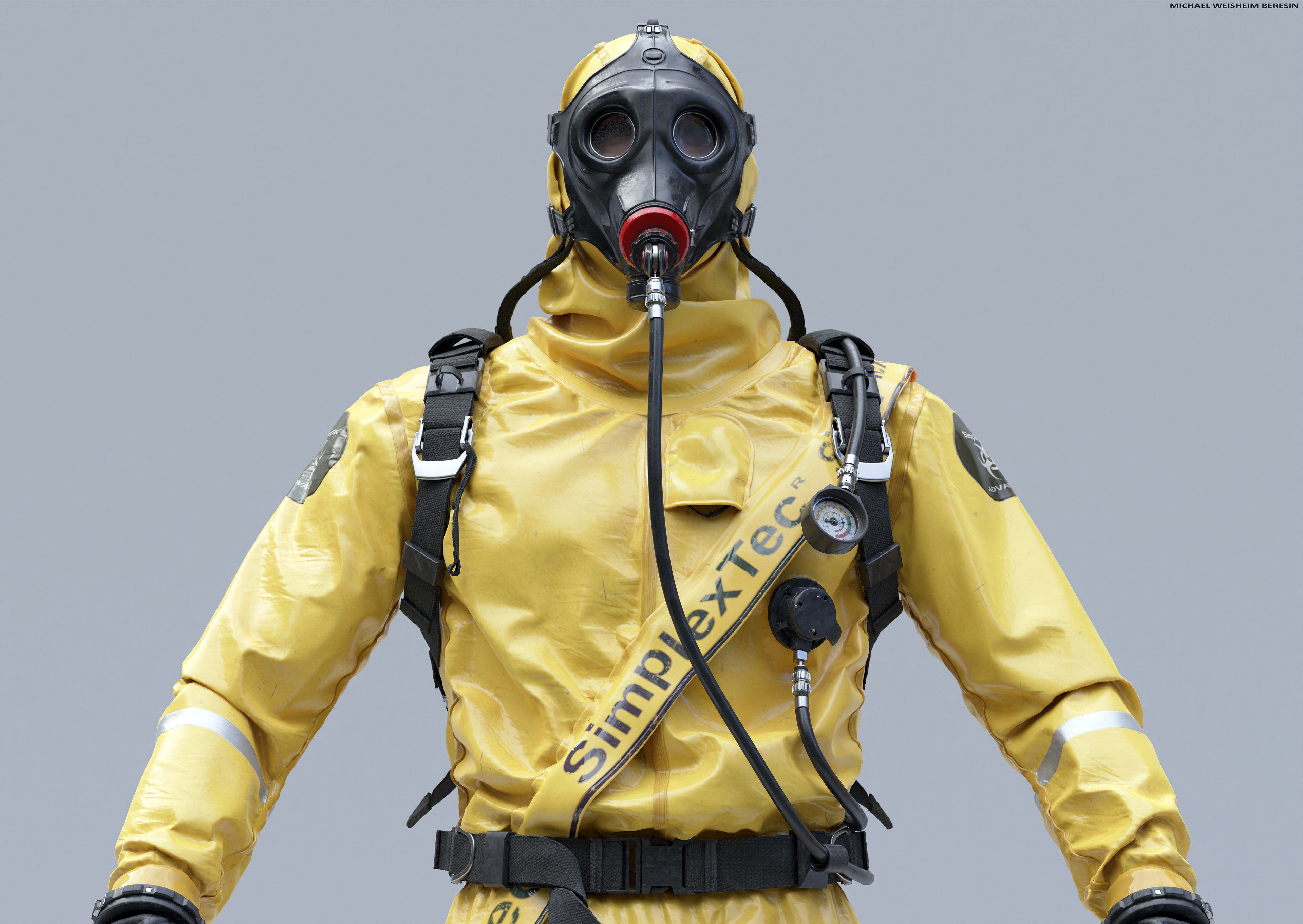 Hazmat Character 3D model | CGTrader