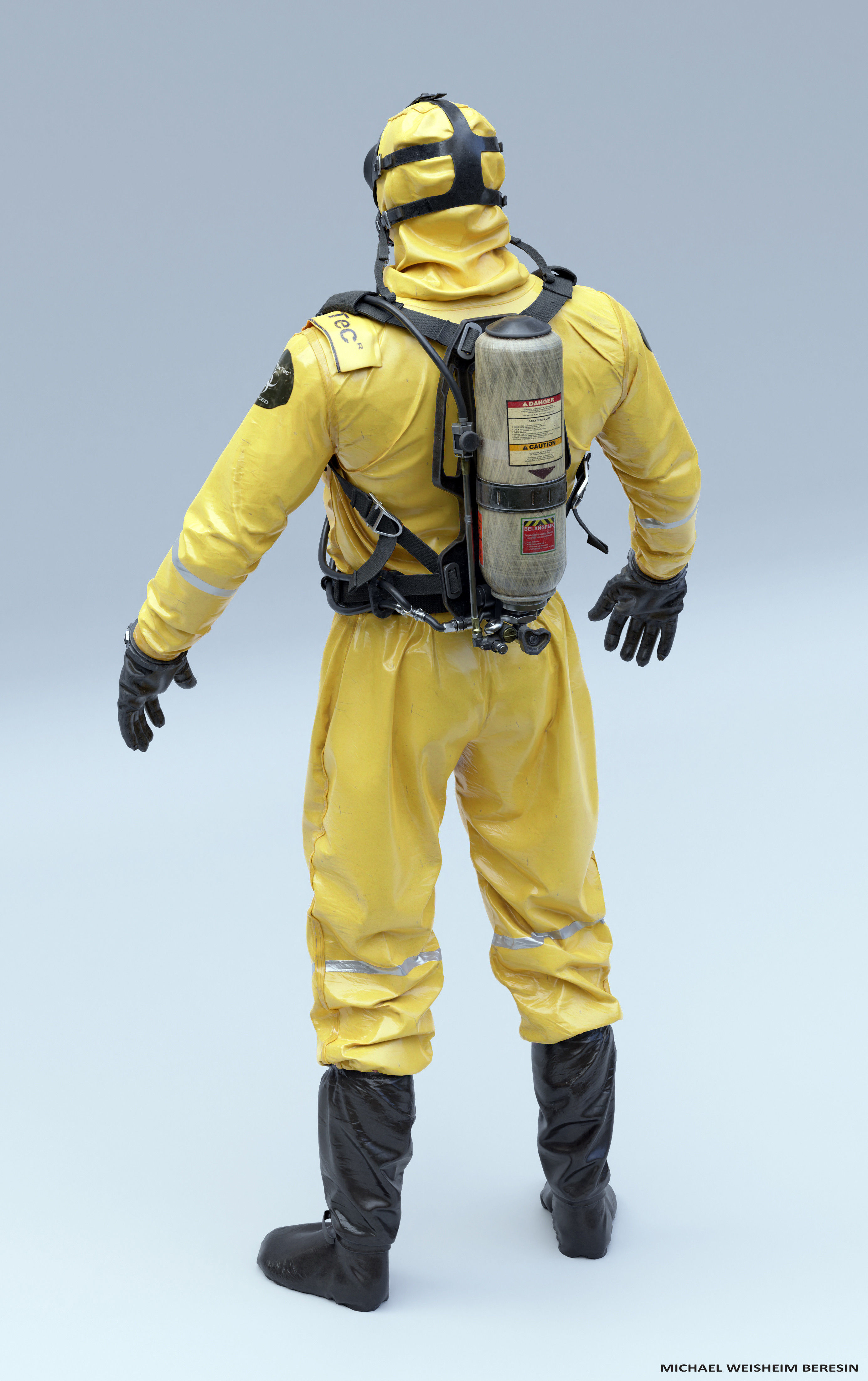 Hazmat Character 3D model | CGTrader