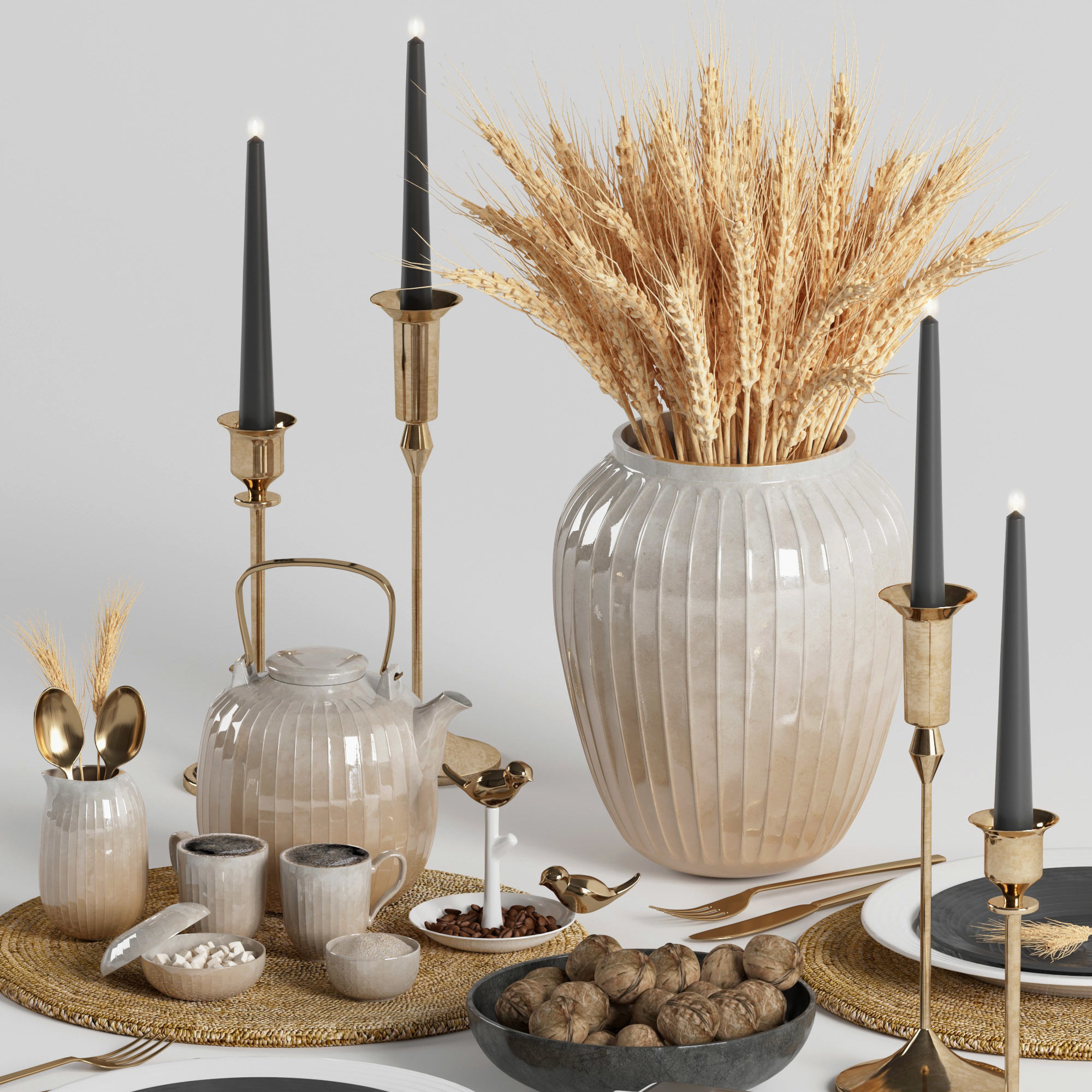 tableware set04 3D model | CGTrader