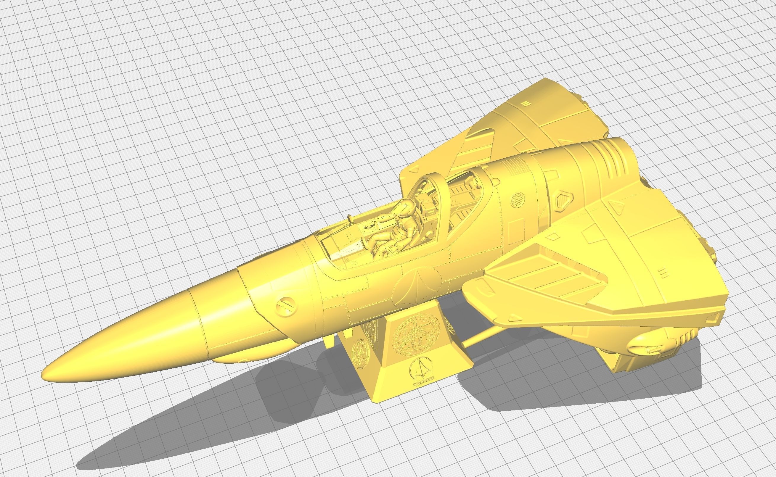 MACROSS VF-1J valkyrie 3D model 3D printable | CGTrader