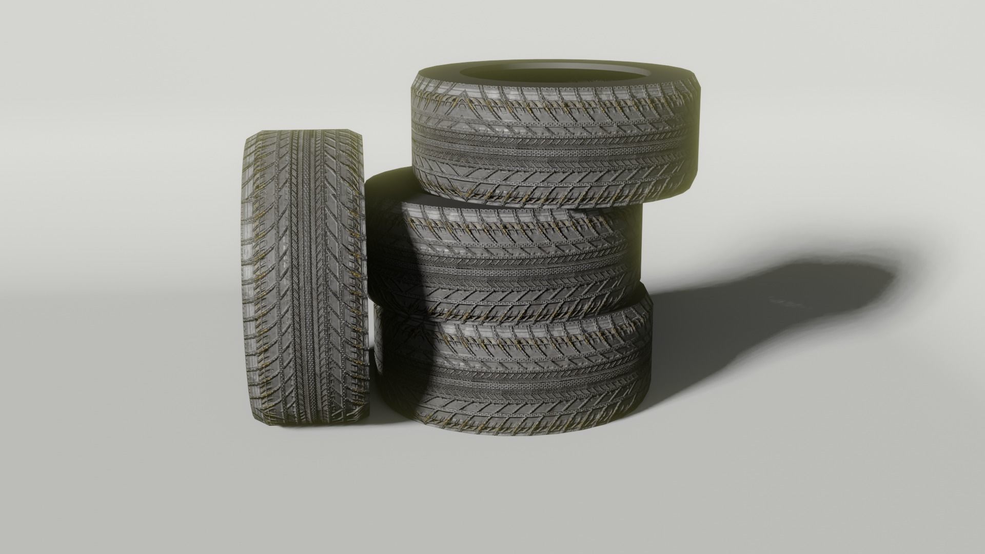 3D model Tire PBR set of tires VR / AR / low-poly | CGTrader
