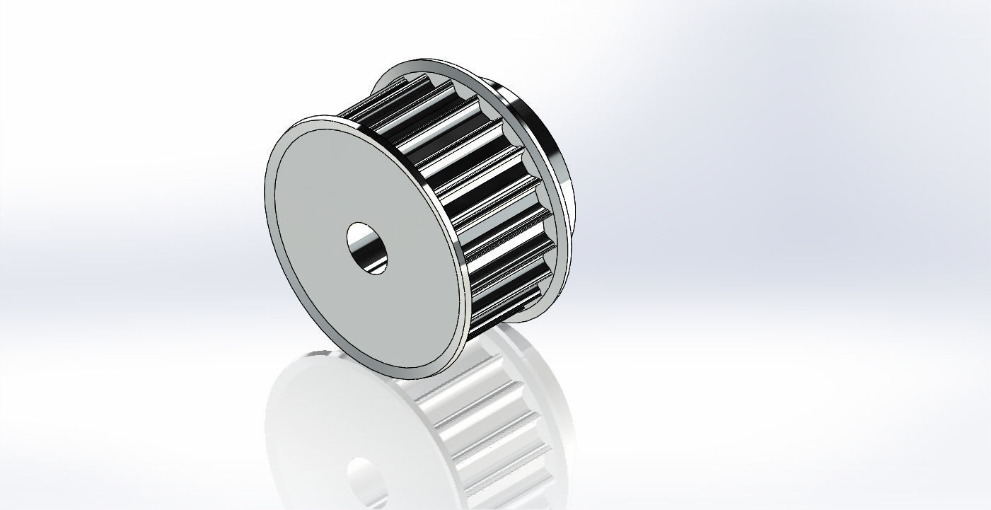 engine belts wheel 3D model | CGTrader