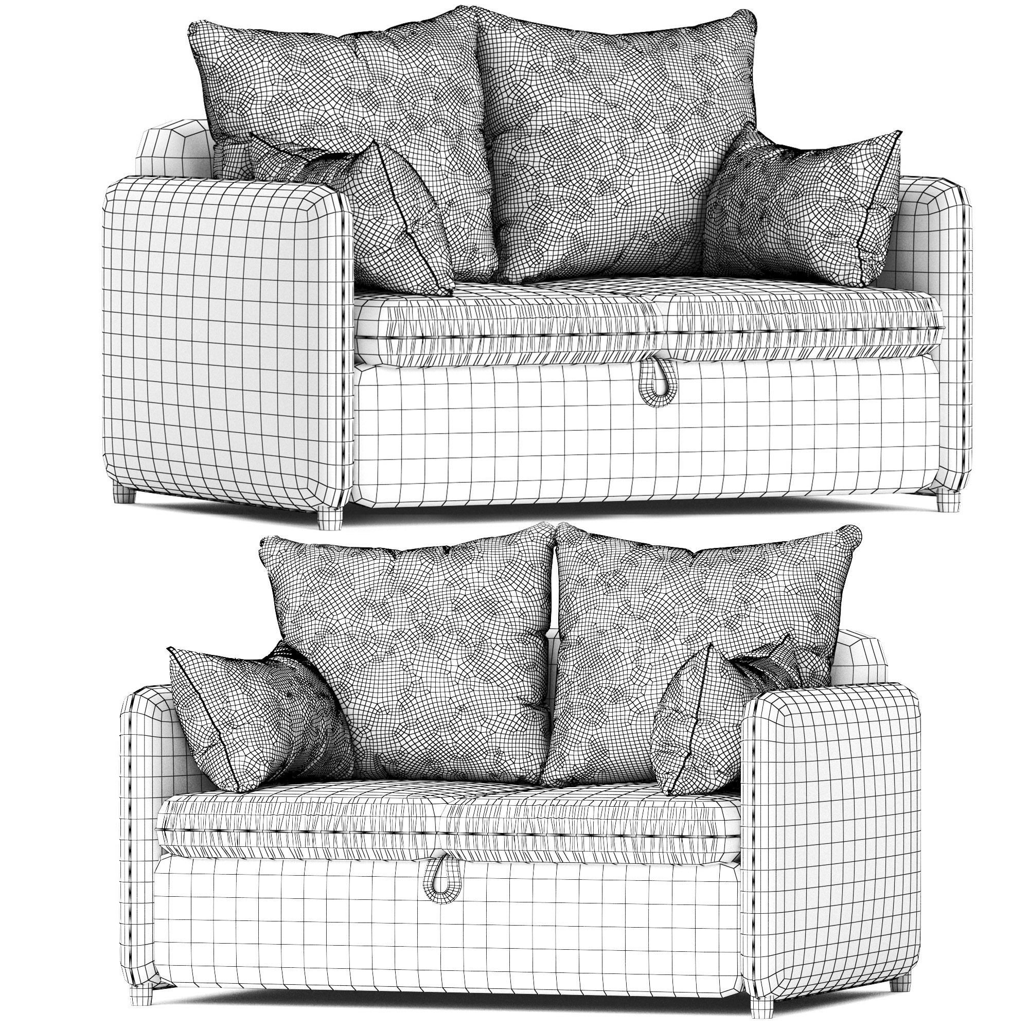 MONS WAGON sofa 3D model | CGTrader