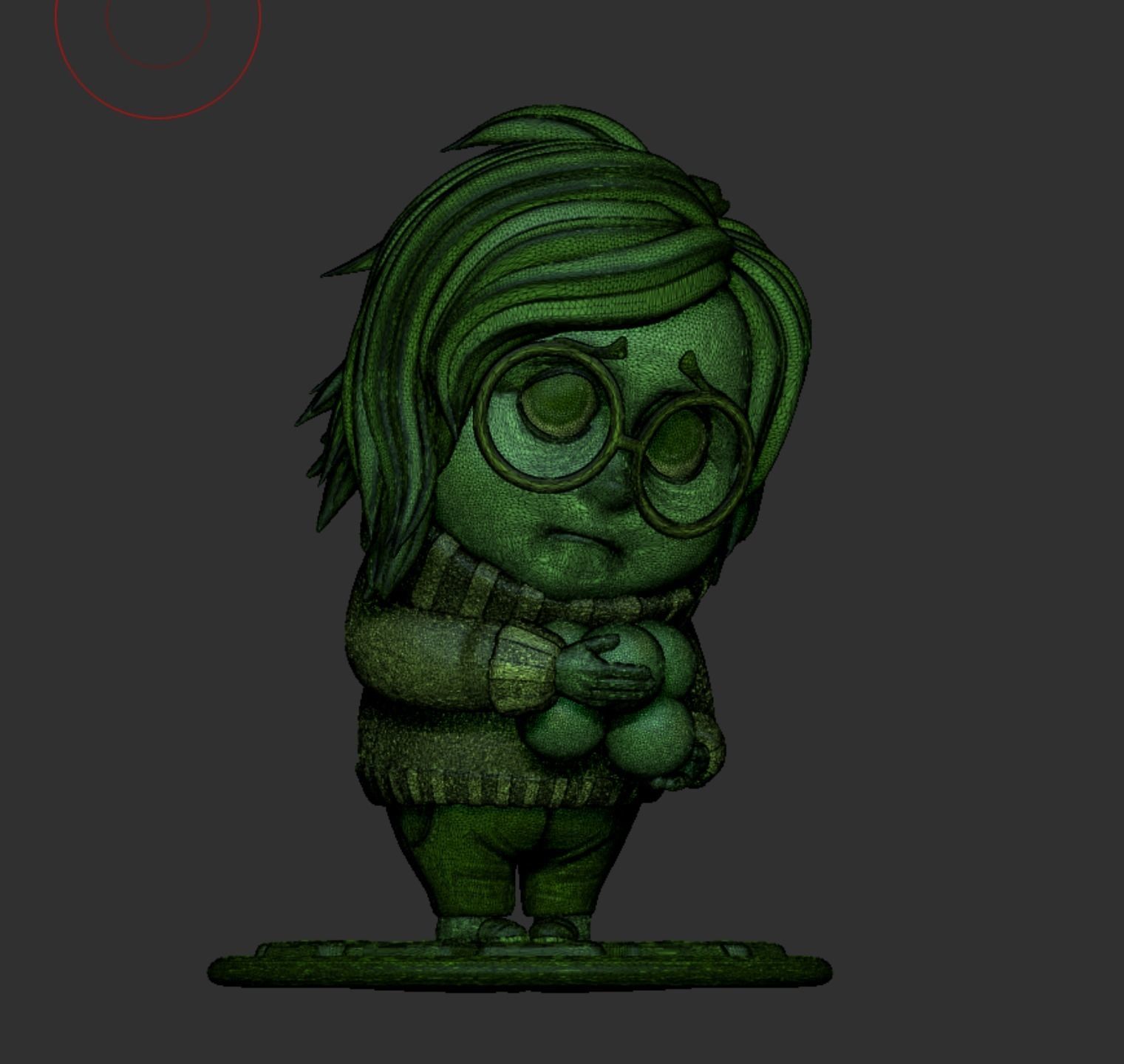 Sadness sculpture for 3d printing cartoon Inside out 3D model 3D ...