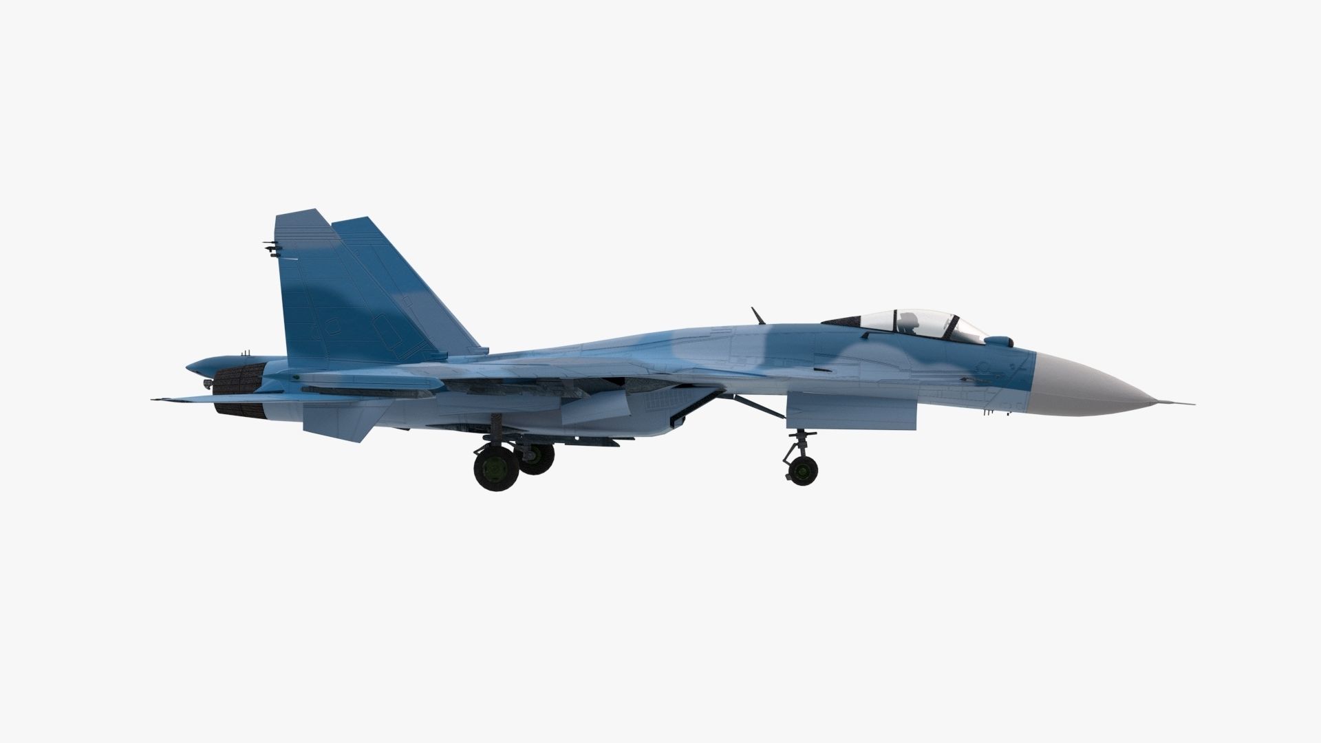 3D model Su-33 Flanker VR / AR / low-poly | CGTrader