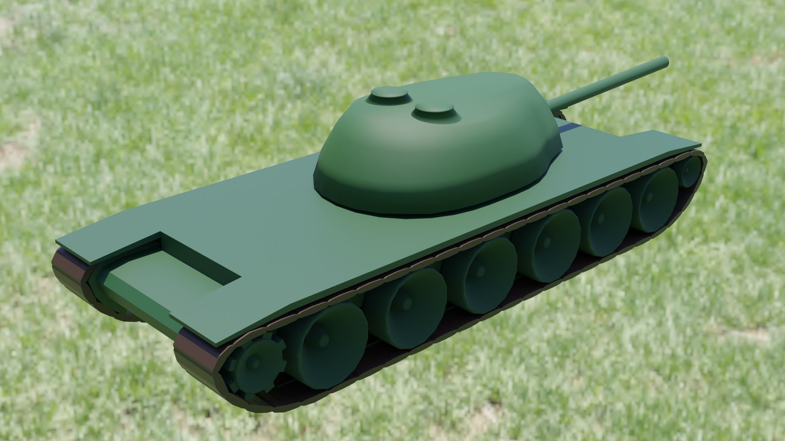 Simple tank 3D model | CGTrader