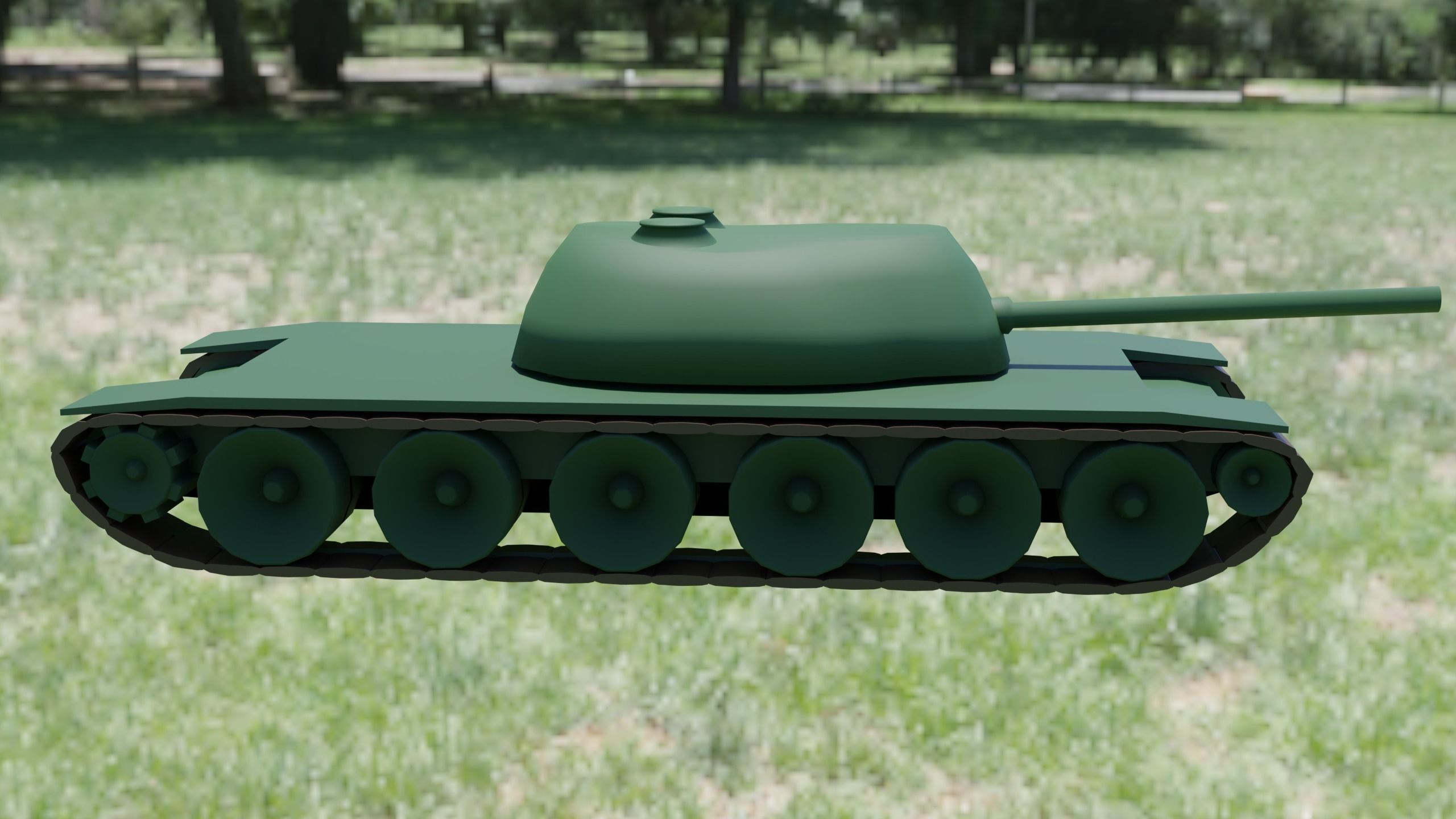 Simple tank 3D model | CGTrader