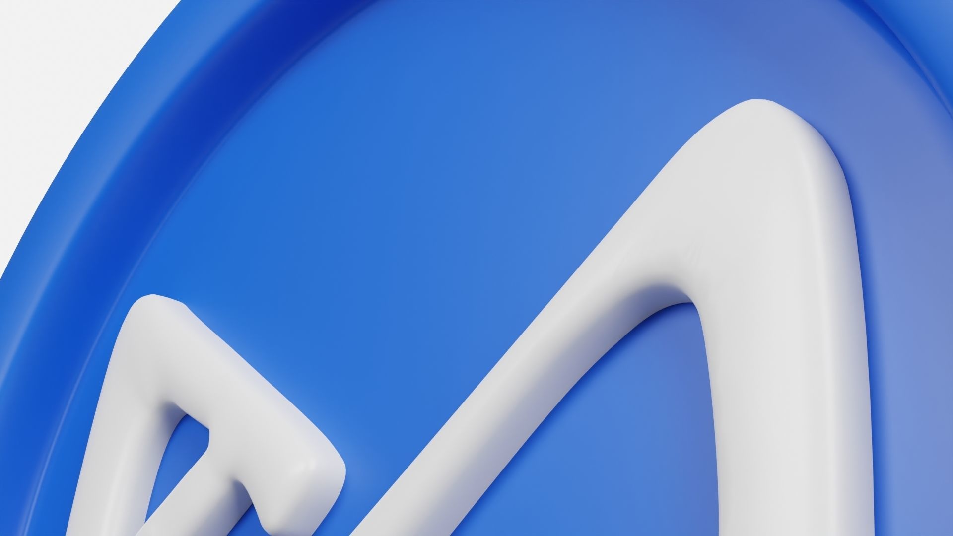 Axie Infinity Shard or AXS Blue Crypto Coin with cartoon style free 3D ...