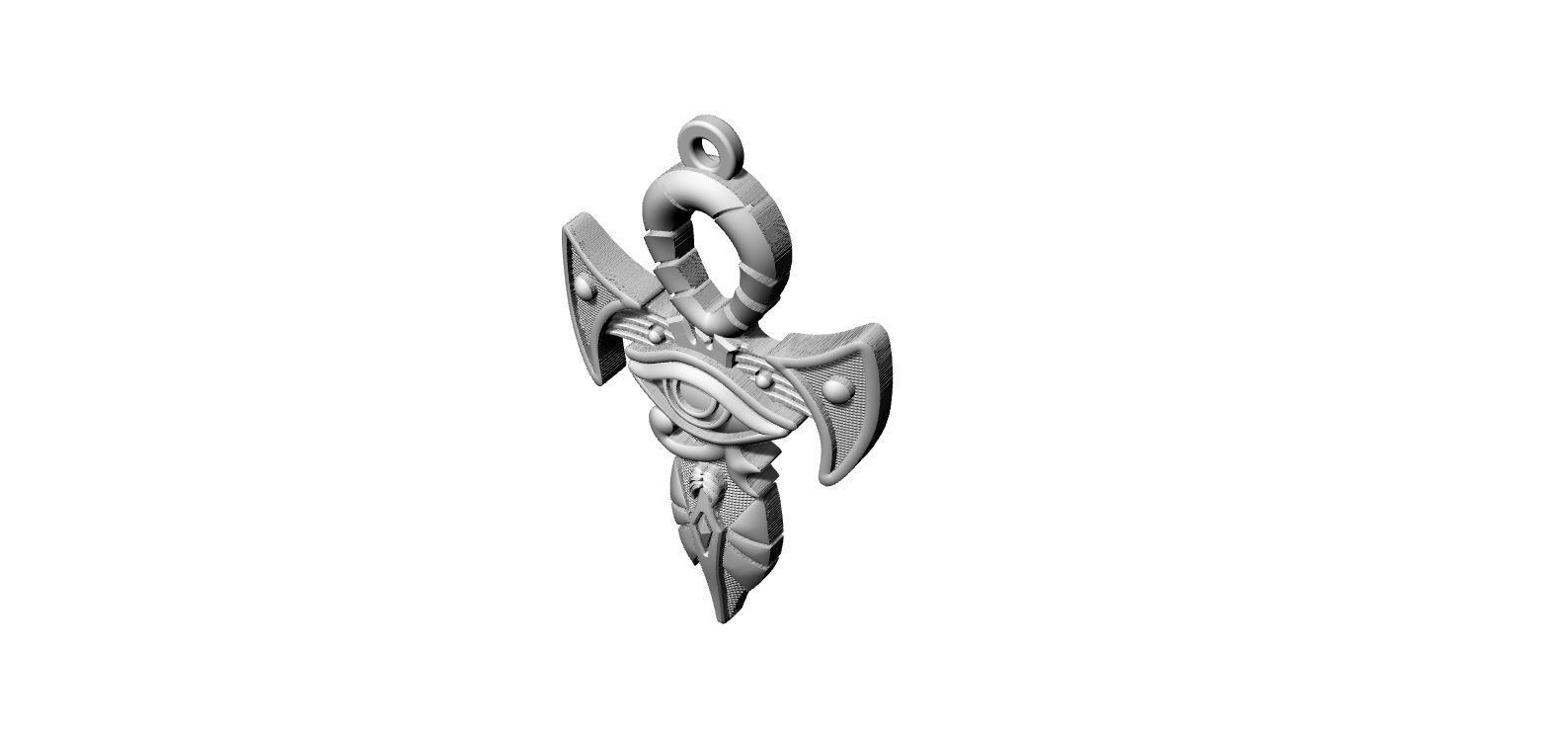 ANKH ANSATA EGYPTIAN CROSS 3D model 3D printable | CGTrader