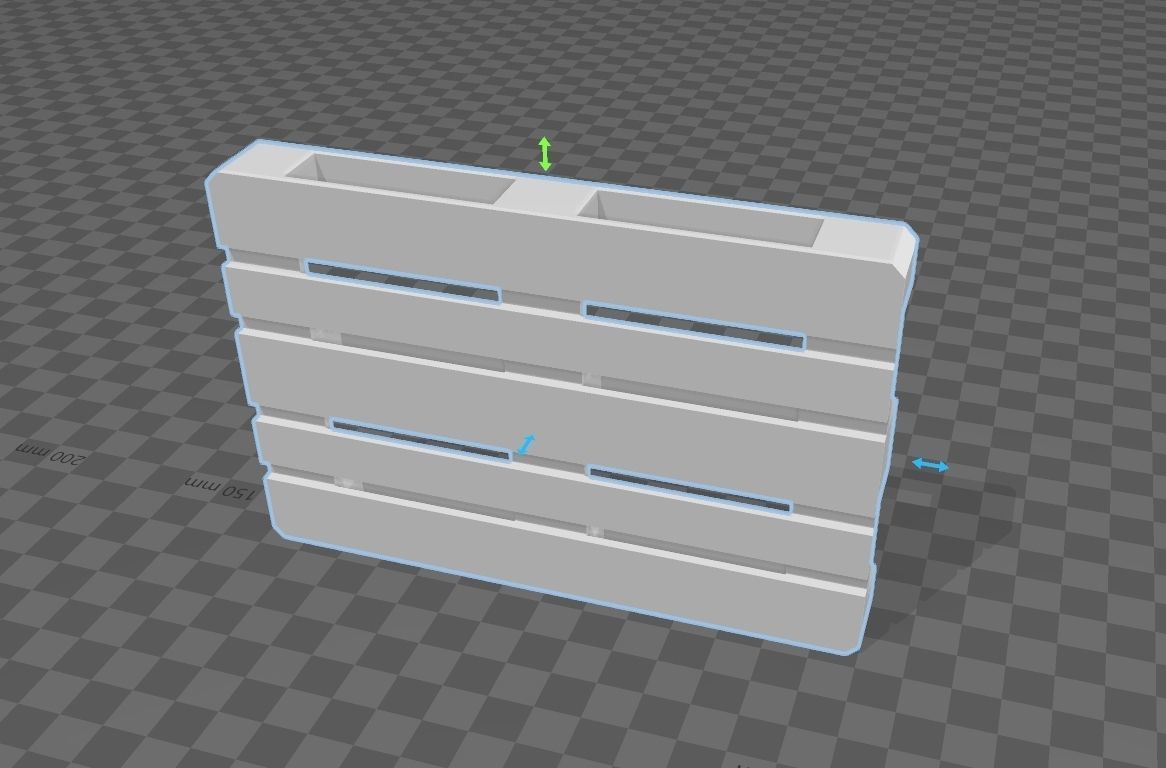 Pallets scale h0 1-87 3D model 3D printable | CGTrader