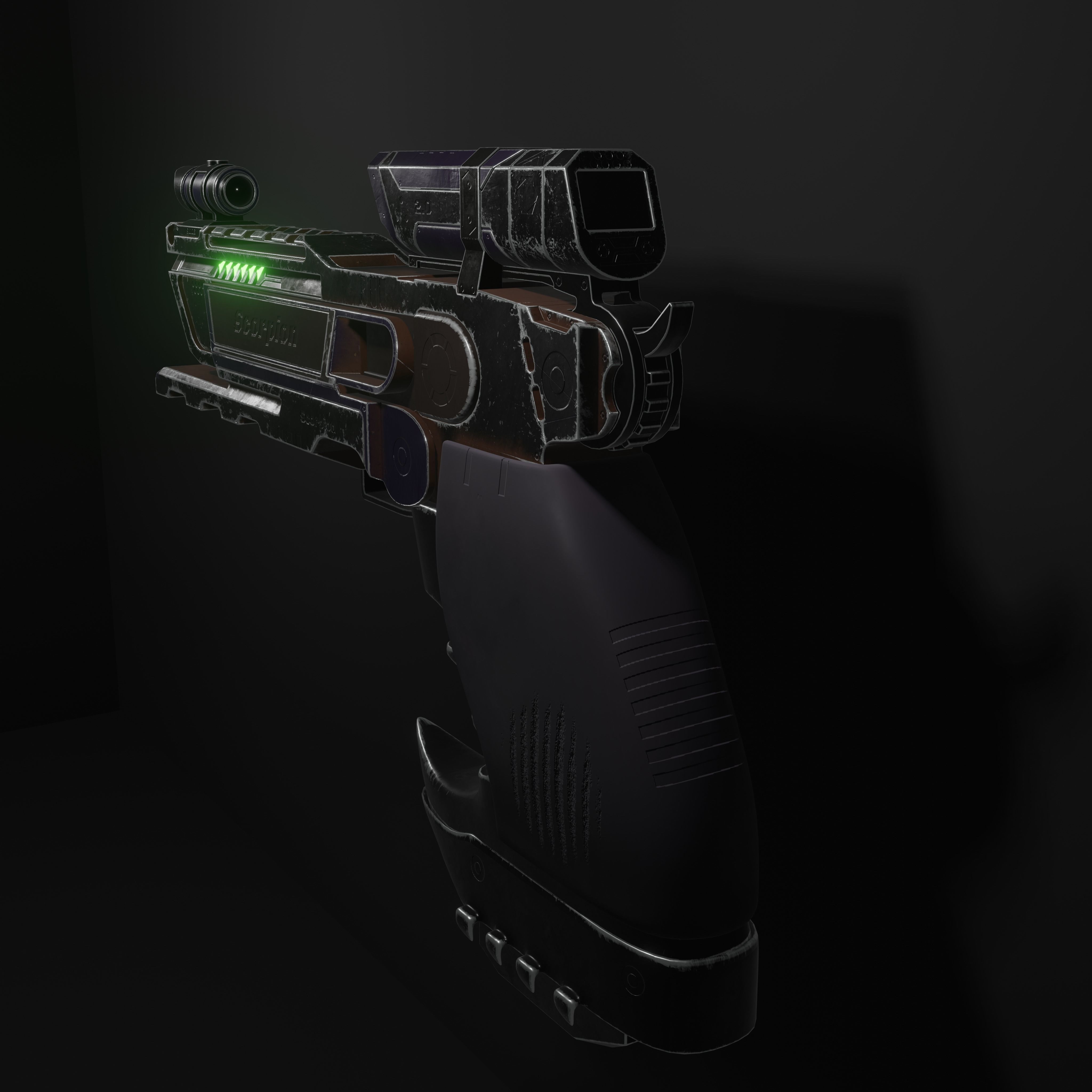 3D model Scorpion Custom Sci-fi Gun Design VR / AR / low-poly | CGTrader
