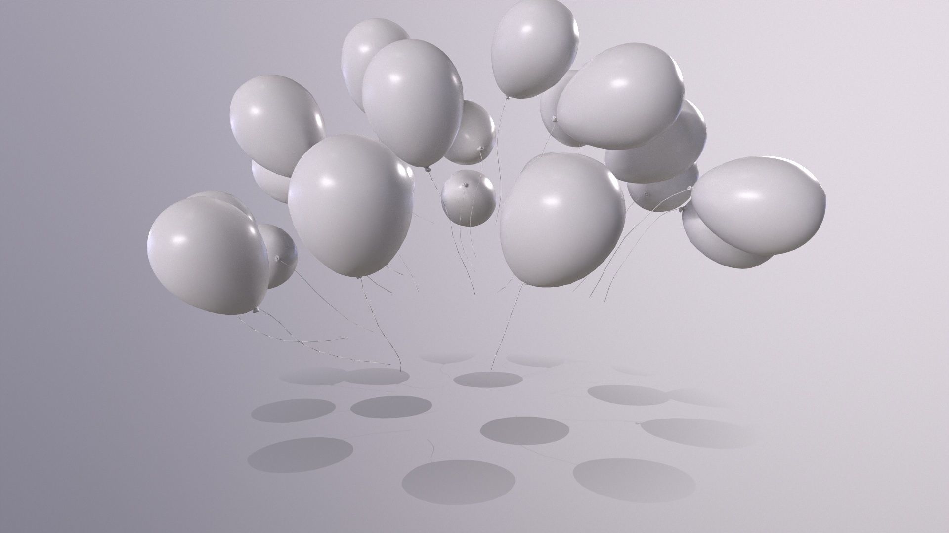 Balloon-01-20-flying balloons floating in air 3D model animated | CGTrader