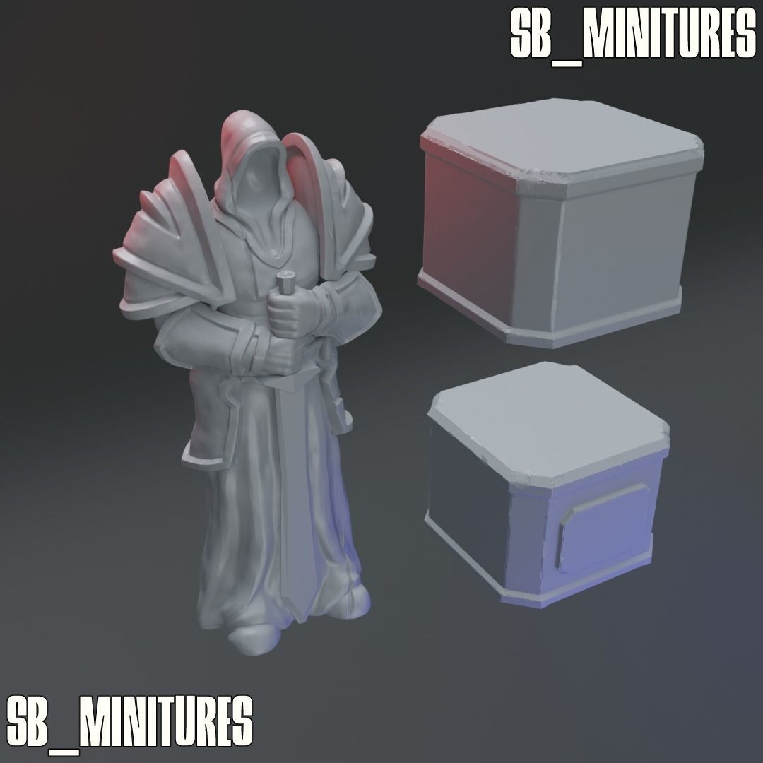 Dark Statue free 3D model 3D printable | CGTrader