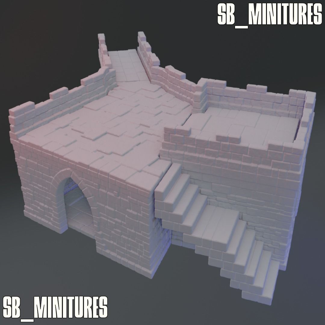 Undead Burg Building 3D model 3D printable | CGTrader
