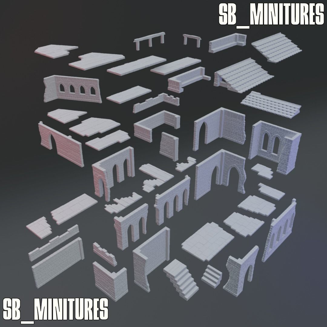 Undead Burg Building 3D model 3D printable | CGTrader