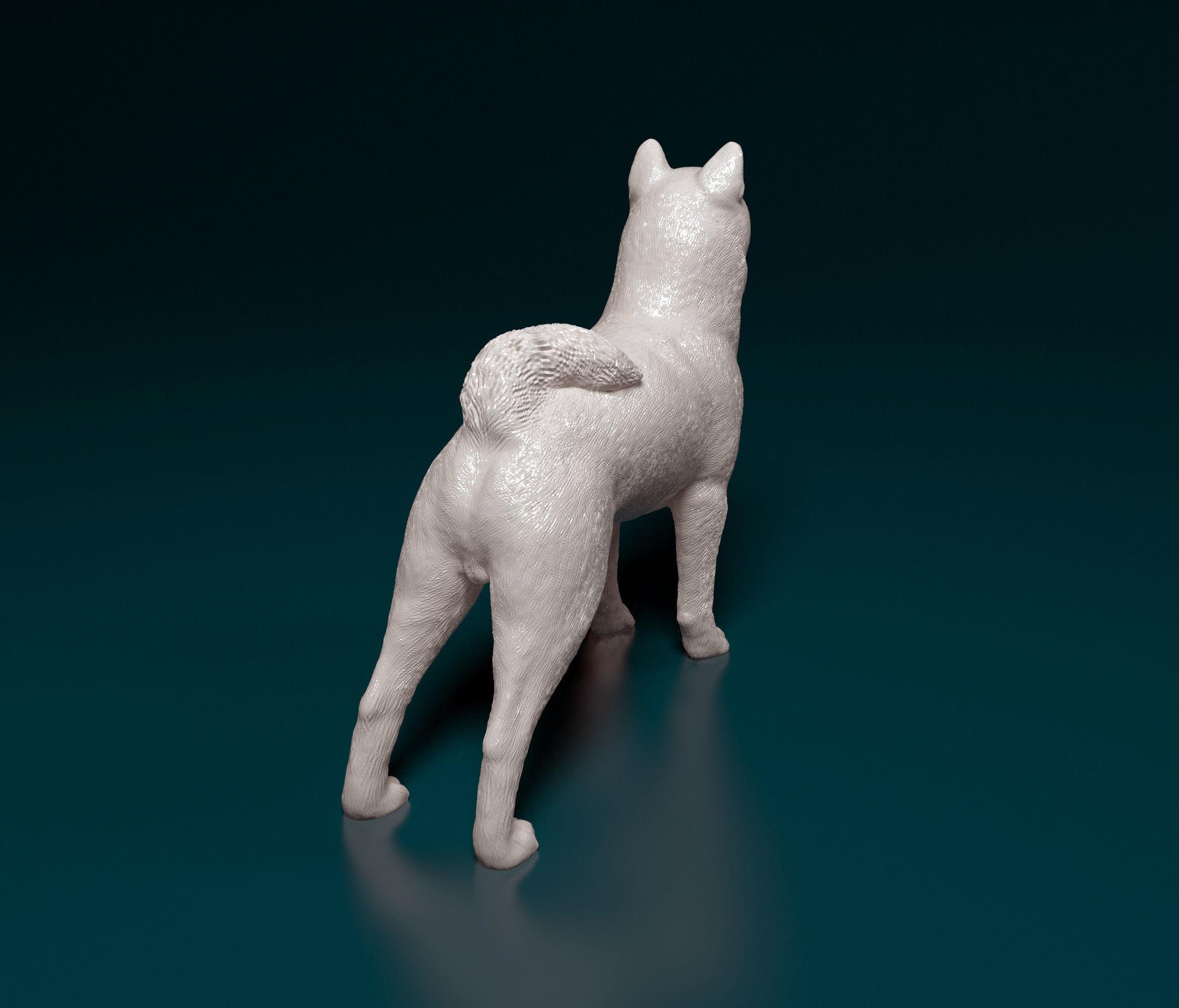 Shiba inu 3D model 3D printable | CGTrader