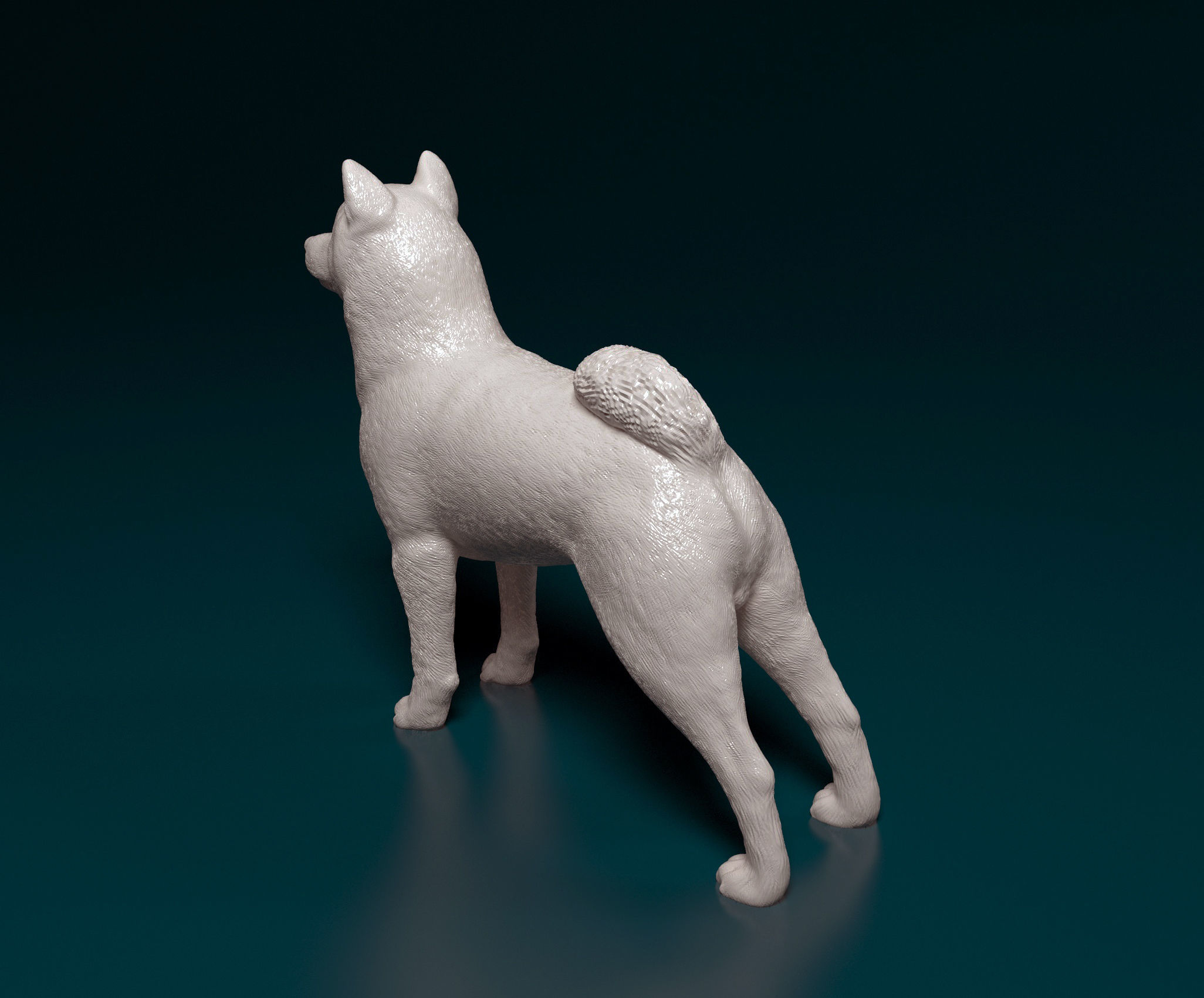 Shiba inu 3D model 3D printable | CGTrader