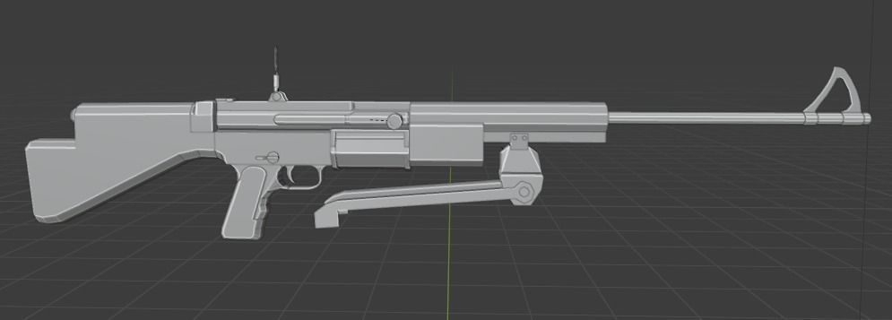 3D model Johnson M1941 Light Machine Gun VR / AR / low-poly | CGTrader