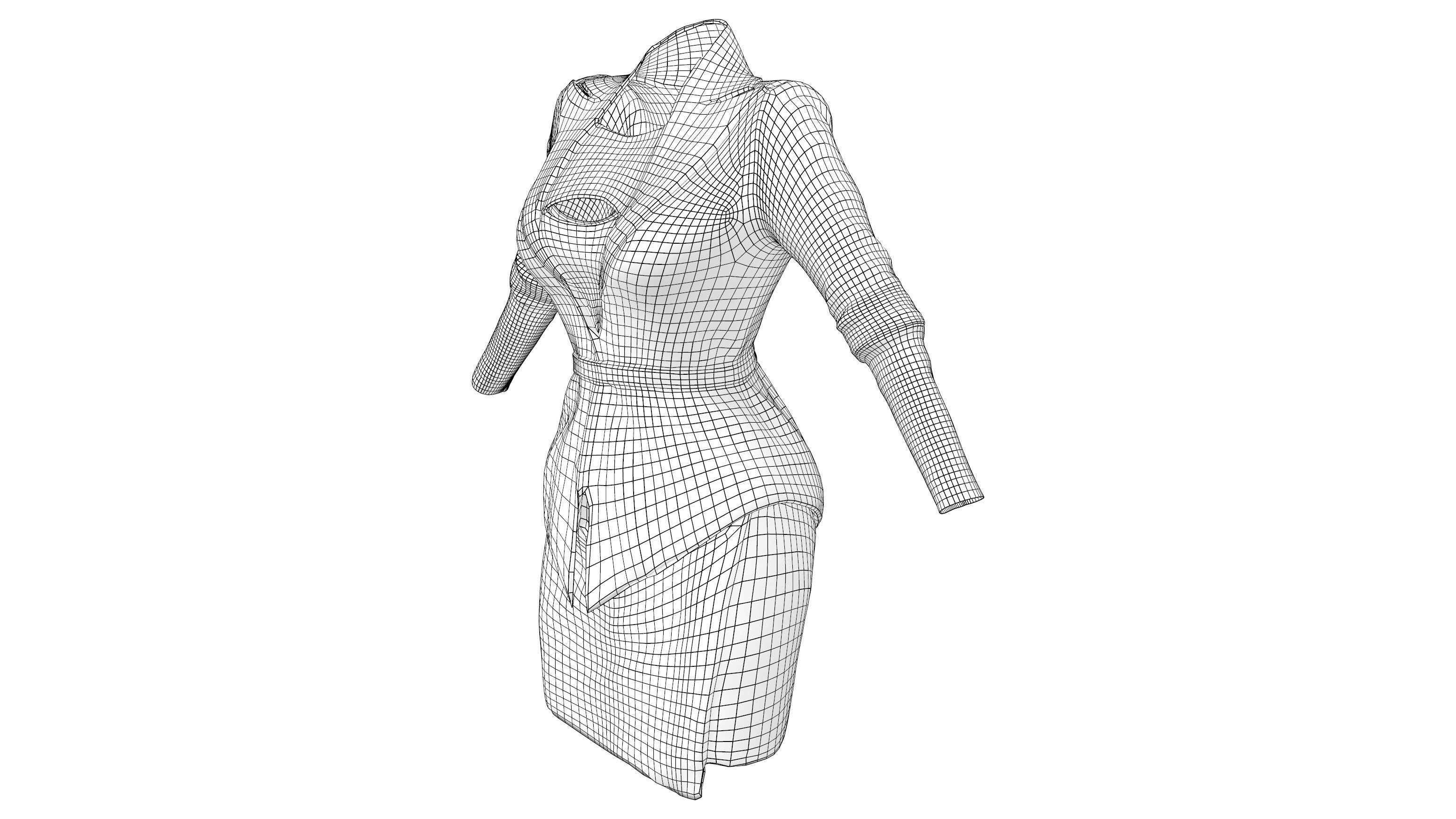 3D model Space Agent Outfit VR / AR / low-poly | CGTrader