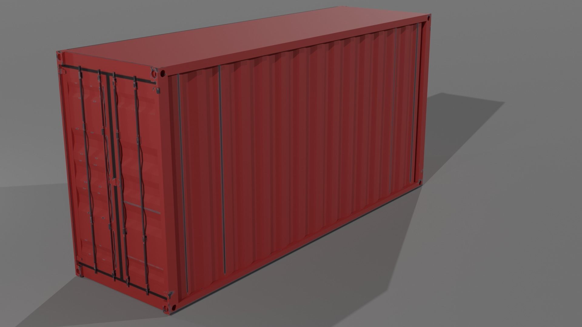 Old rust container free 3D model | CGTrader