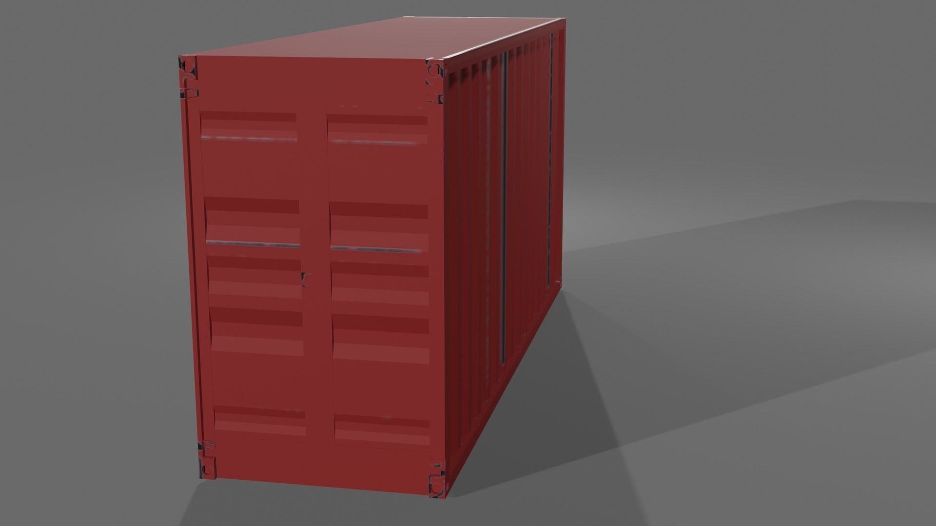 Old rust container free 3D model | CGTrader