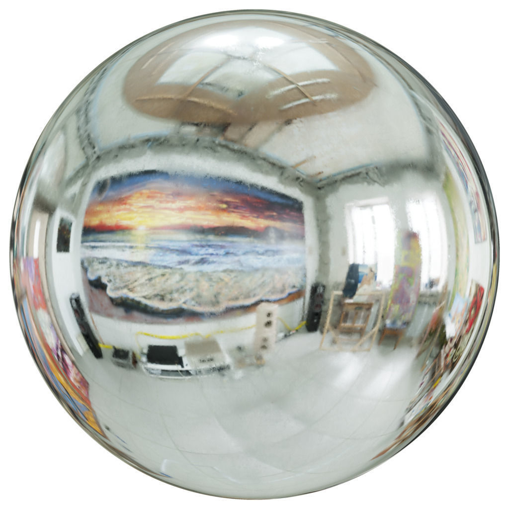 Candlestick mirror ball with painting free 3D model | CGTrader