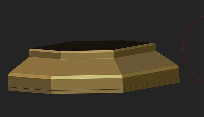 hexagonal base for figurine free 3D model 3D printable | CGTrader