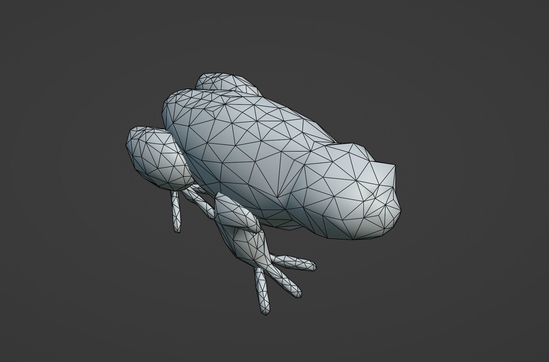 3D model Low Poly Toad Rigged With Realistic Texture VR / AR / low-poly ...