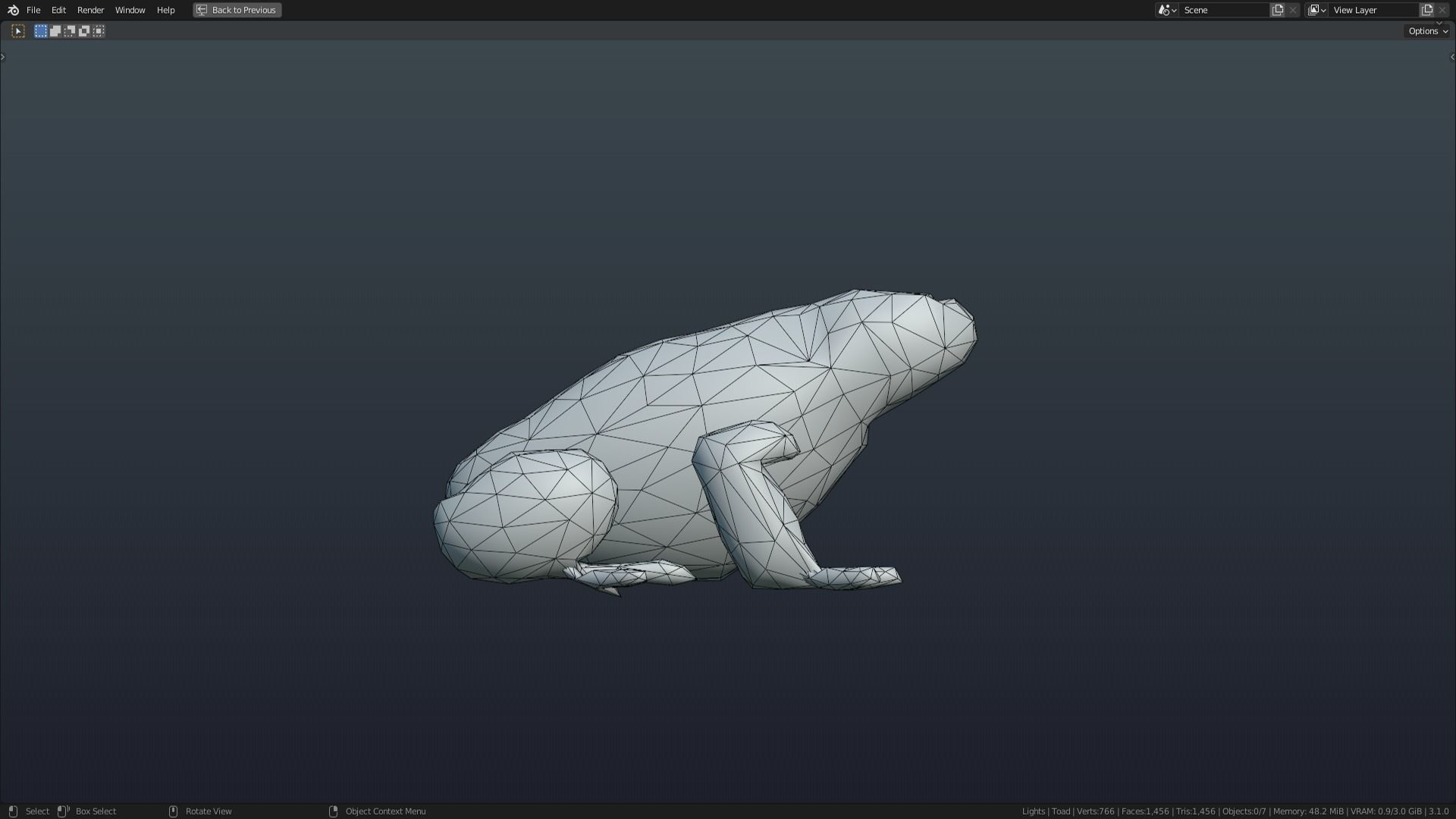 3D model Low Poly Toad Rigged With Realistic Texture VR / AR / low-poly ...