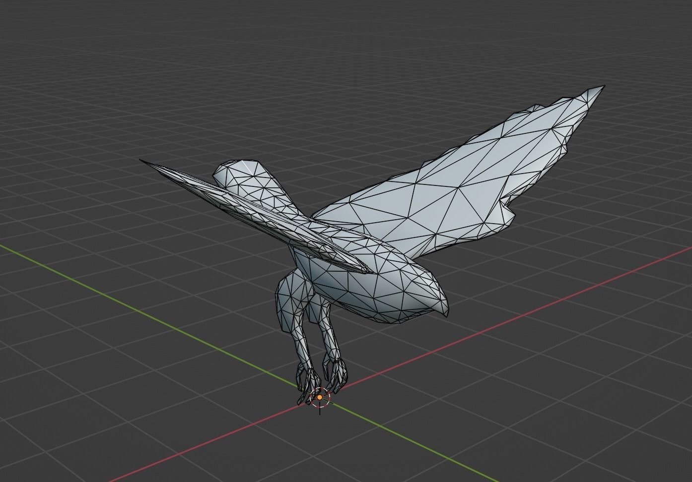 3D model Low Poly Falcon Rigged With Realistic Texture VR / AR / low ...