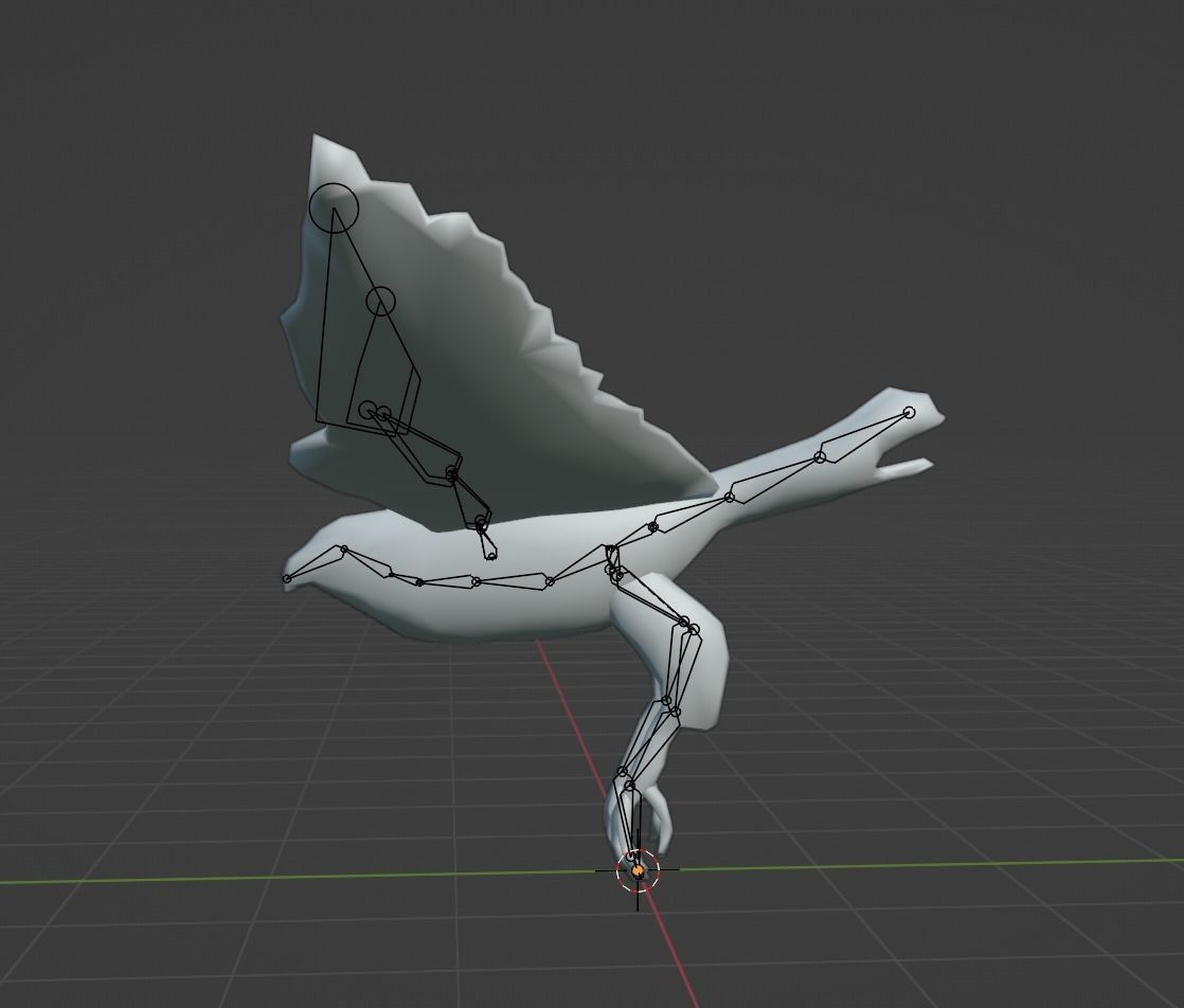 3D model Low Poly Falcon Rigged With Realistic Texture VR / AR / low ...