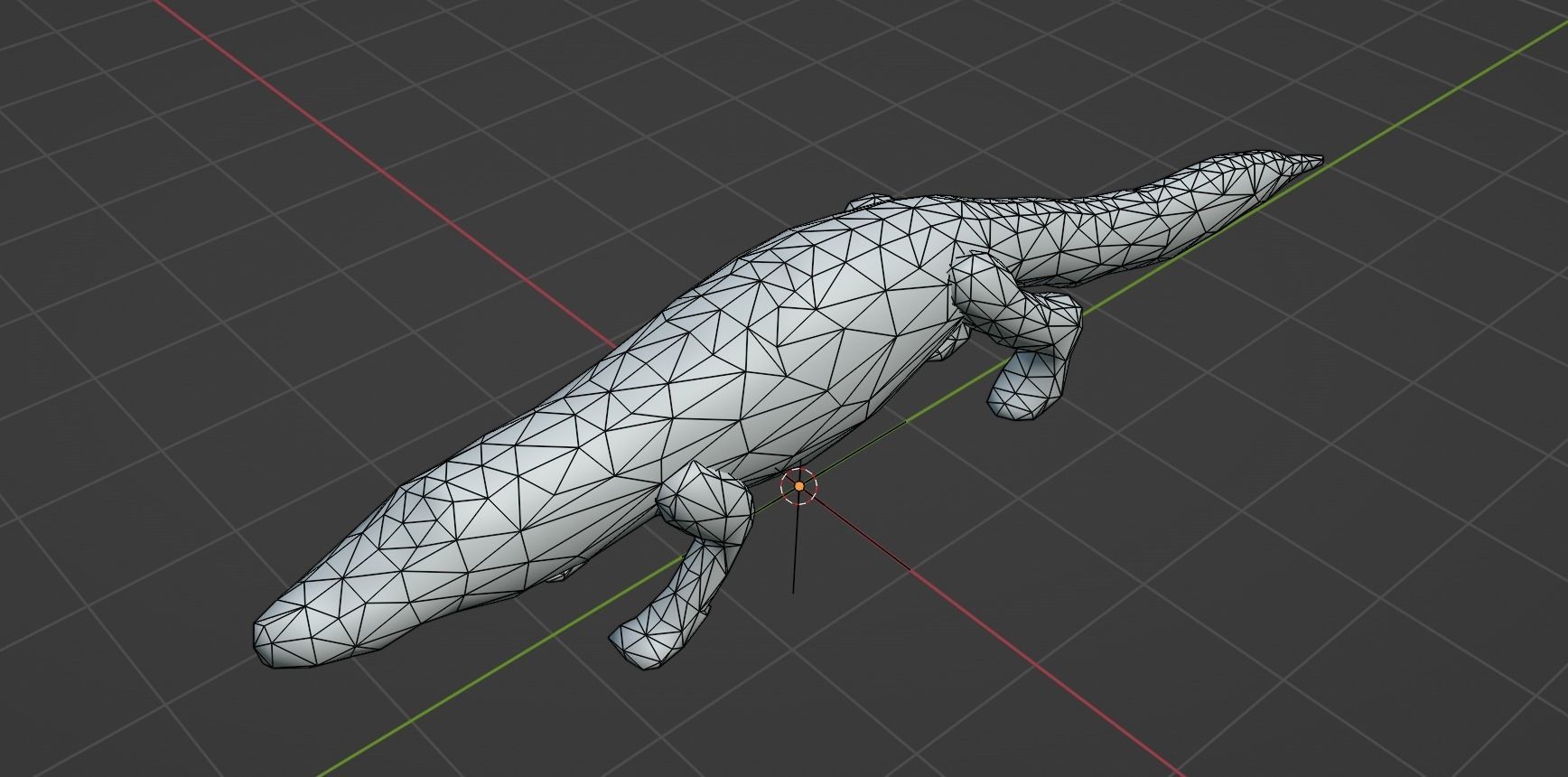 3D model Low Poly Alligator Rigged With Realistic Texture VR / AR / low ...