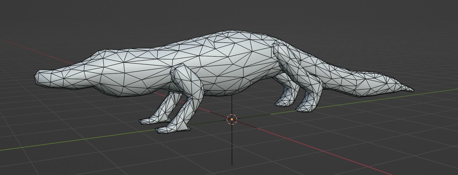 3D model Low Poly Alligator Rigged With Realistic Texture VR / AR / low ...