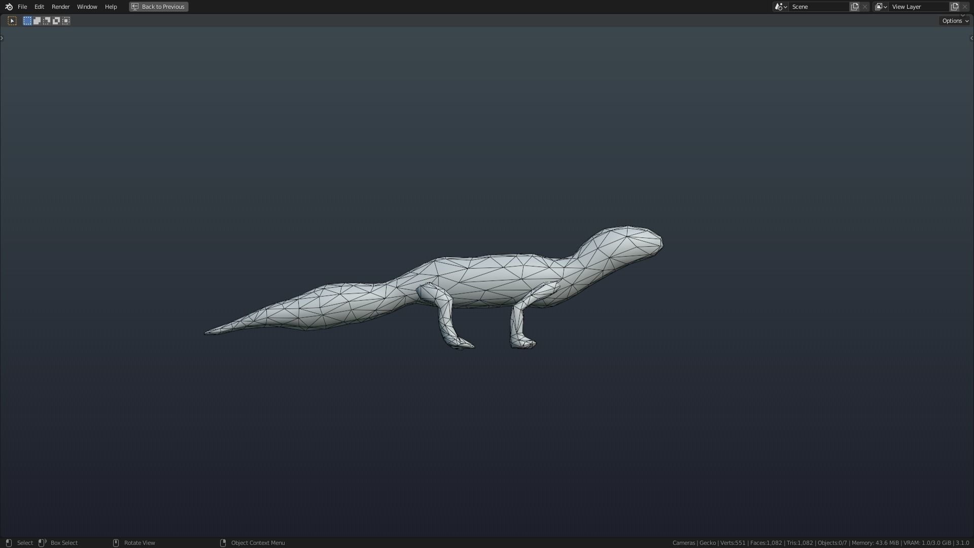 3D model Low Poly Gecko Rigged With Realistic Texture VR / AR / low ...