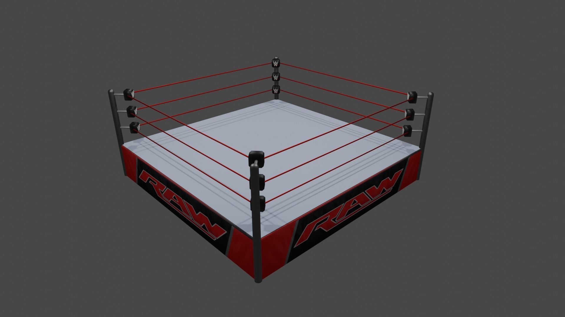WWE Raw Ring 3D model | CGTrader