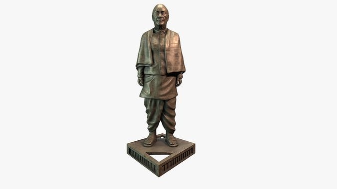 3D model Statue of unity Lowpoly PBR VR / AR / low-poly | CGTrader