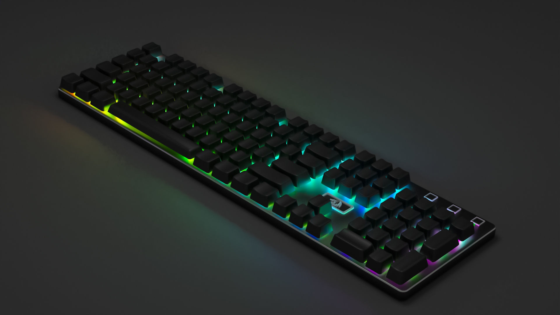 Red Dragon Devarajas Gaming Keyboard 3D model | CGTrader