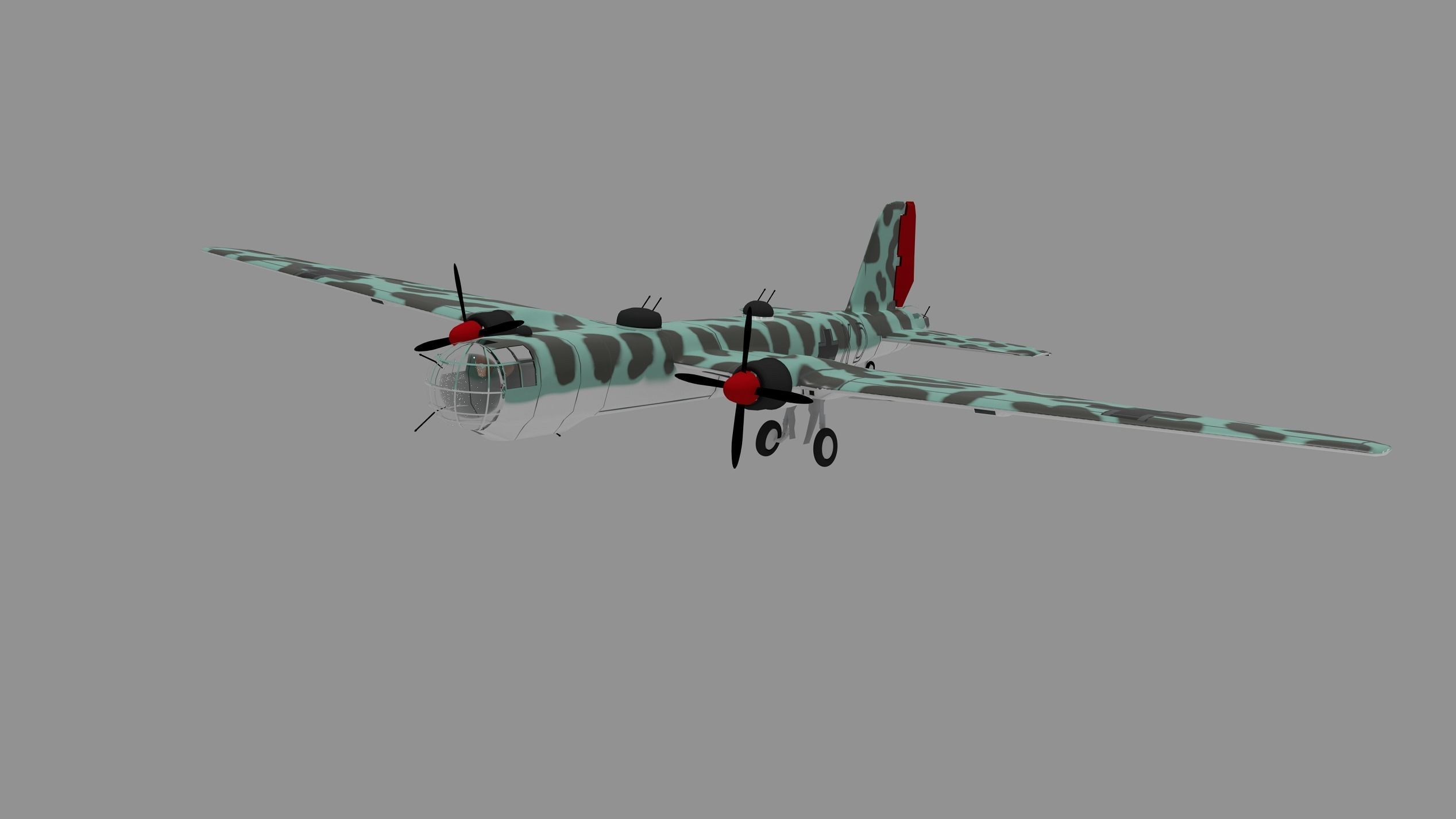Heinkel HE 177 3D model | CGTrader