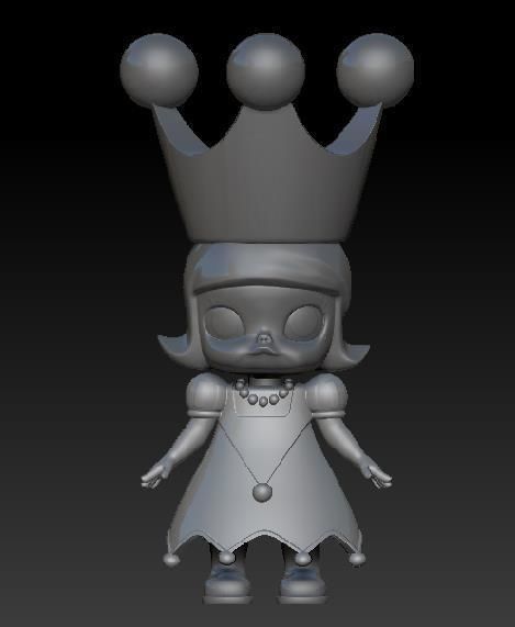 Princess Molly 3D model 3D printable | CGTrader