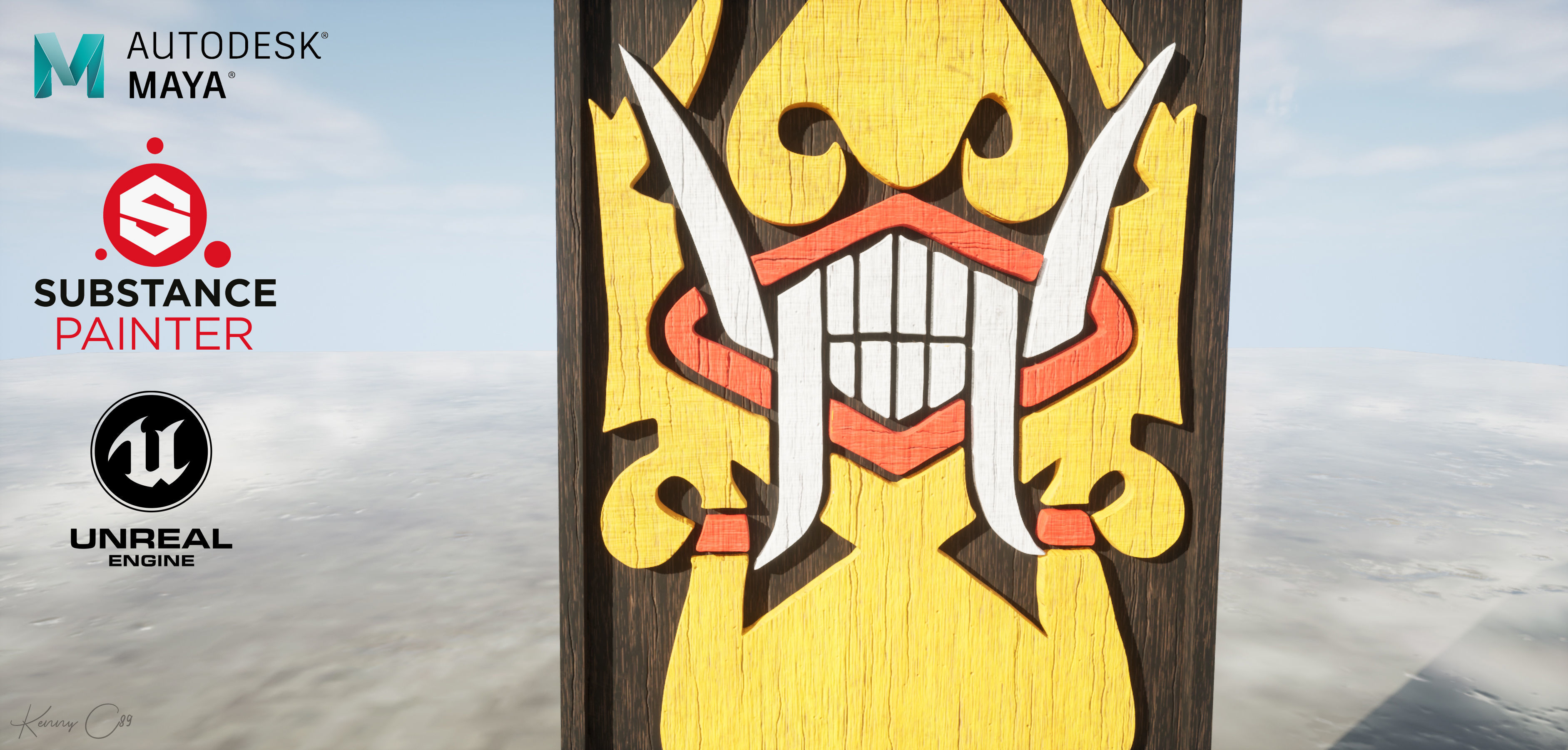 Shield - Dayak Ethnic Shield 3D model 3D printable | CGTrader