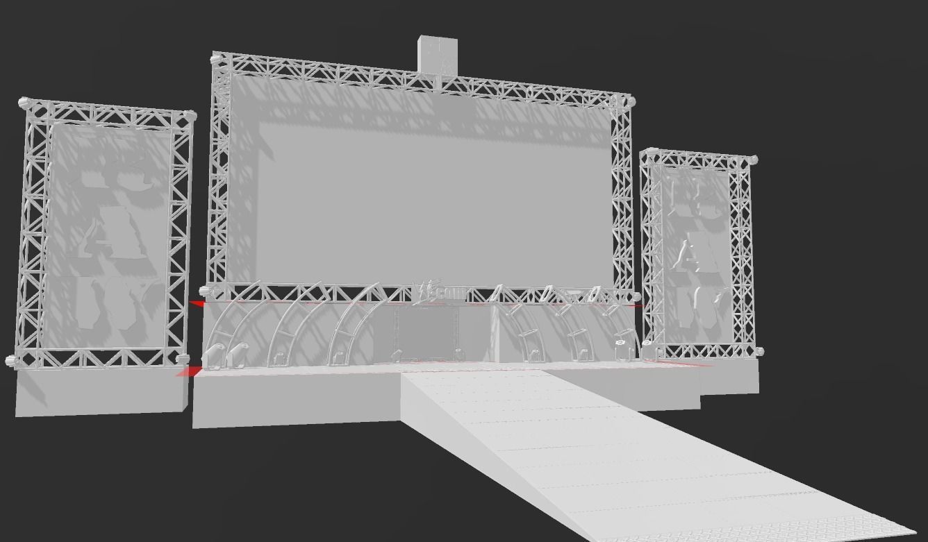 WWF RAW 2001 Stage 3D model 3D printable | CGTrader